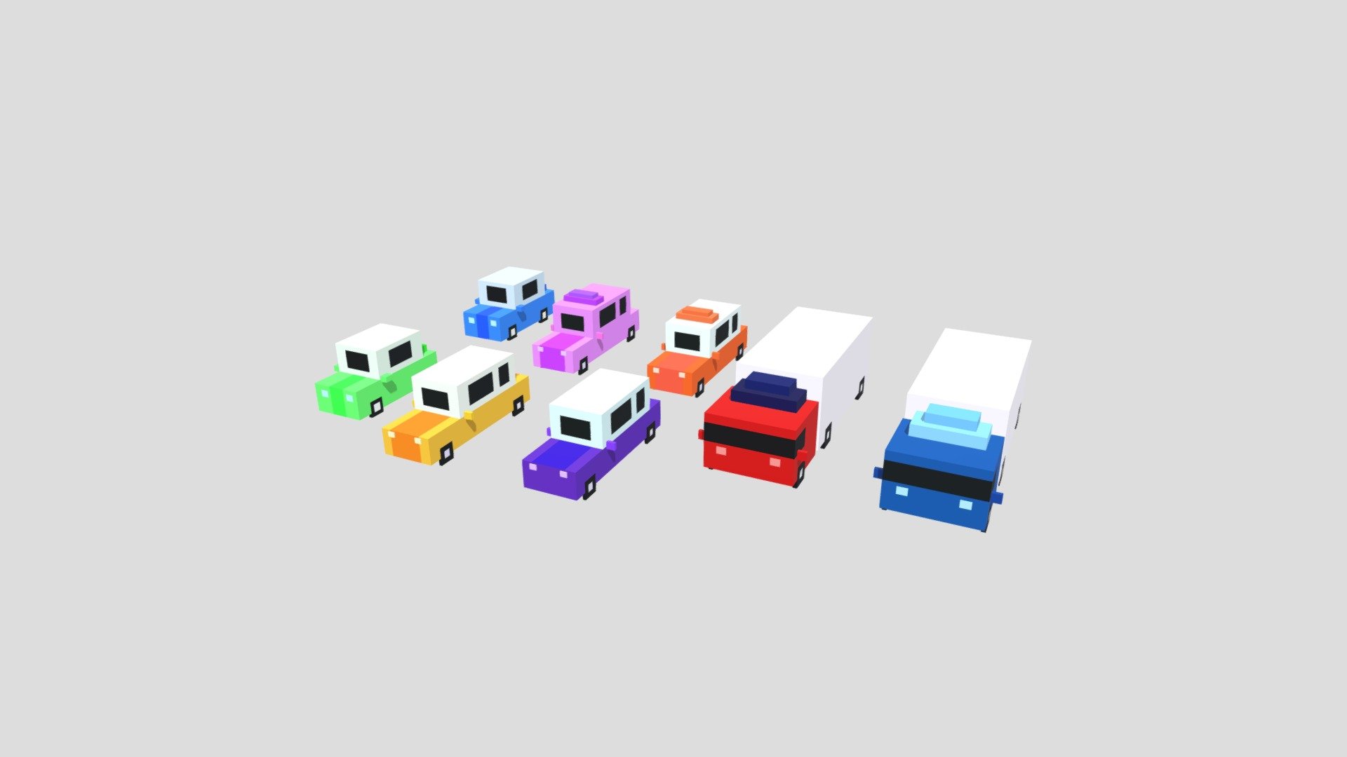 Low Poly Vehicles 1 - Download Free 3D model by Borna (@borna6201 ...