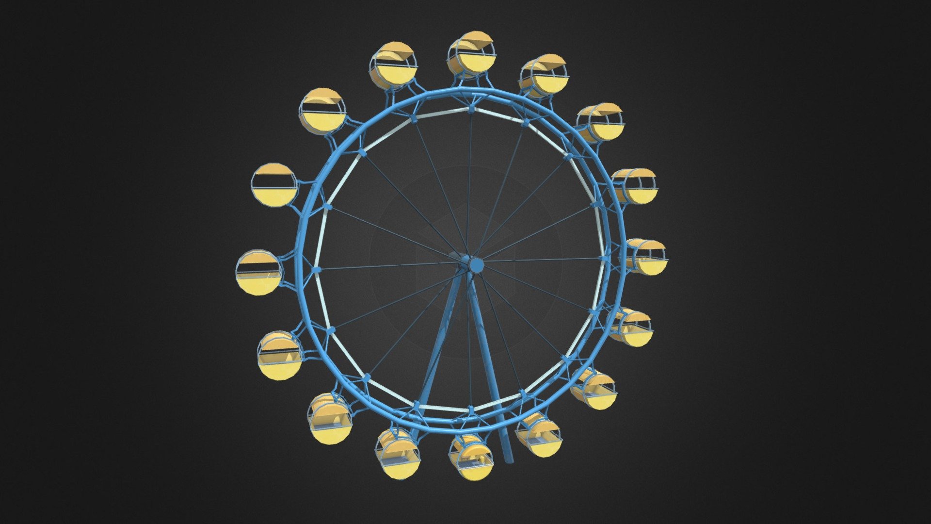 VR Ready Ferris Wheel Hero Asset - 3D model by Grish_Avetisyan [8ced9a8 ...