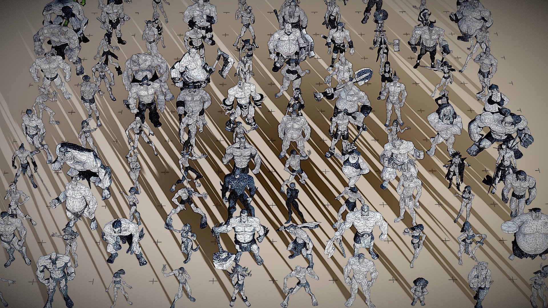 100 LOW POLY MODELS - 3D model by TRADITIONAL [8cee141] - Sketchfab