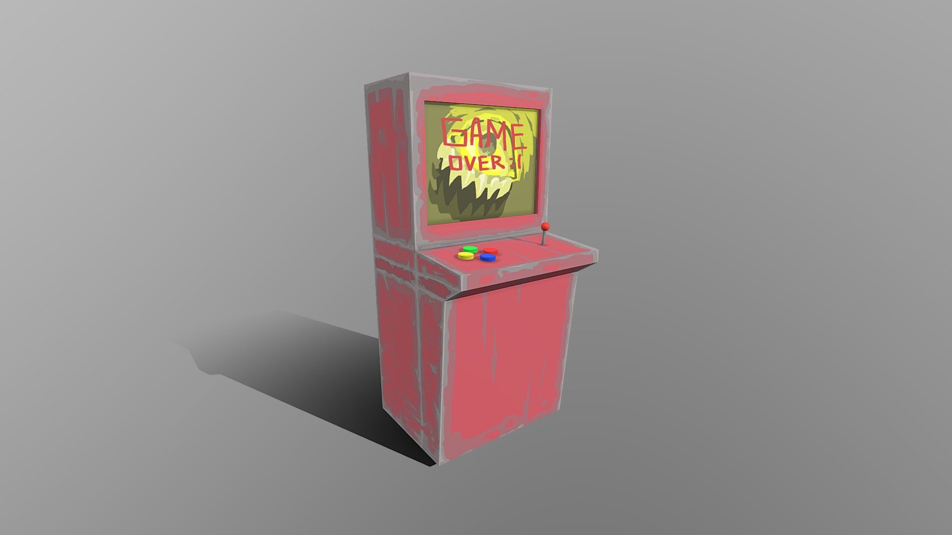 arcade machine - 3D model by saltybun [8ceea21] - Sketchfab