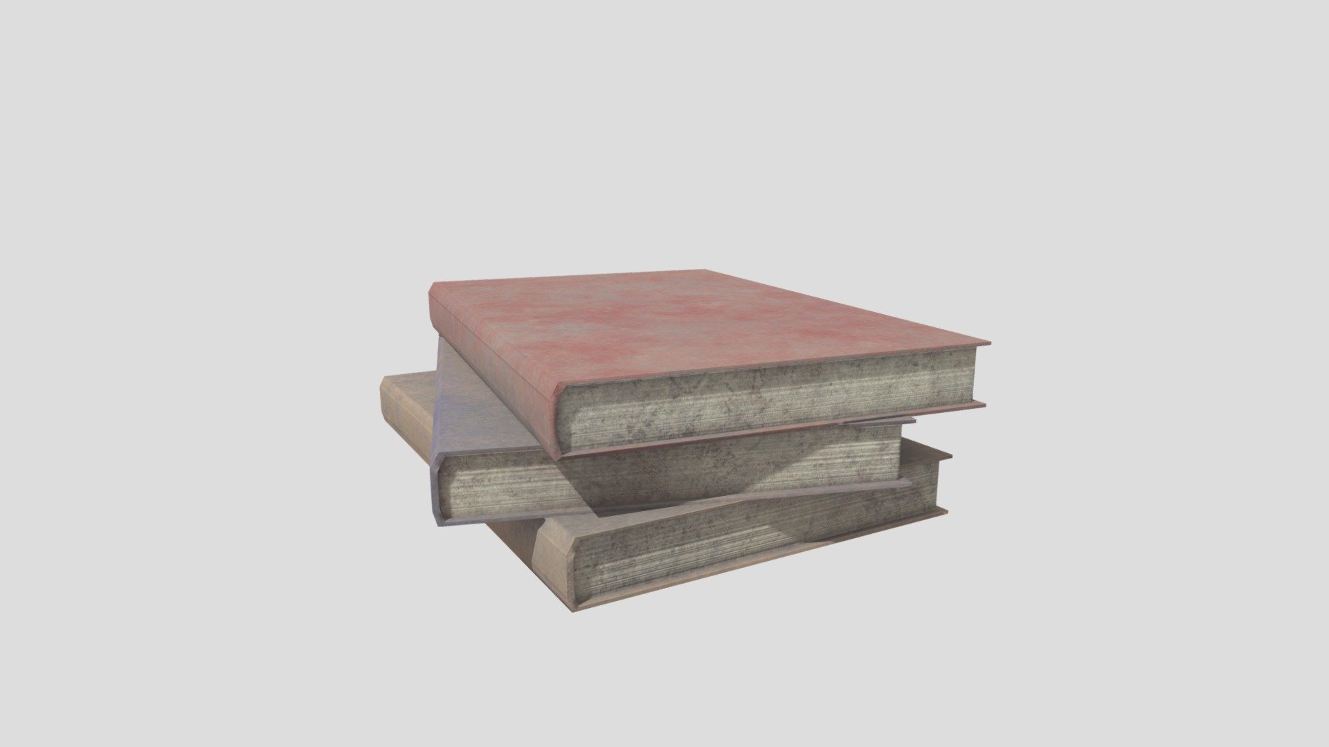 Old School Books - 3D model by 596090 [8cf01e1] - Sketchfab