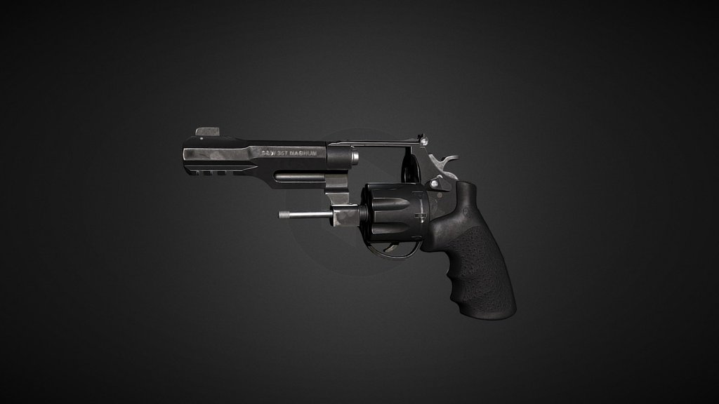 R8 Revolver - 3D model by Ryan Messenger (@zaer) [8cf3299] - Sketchfab