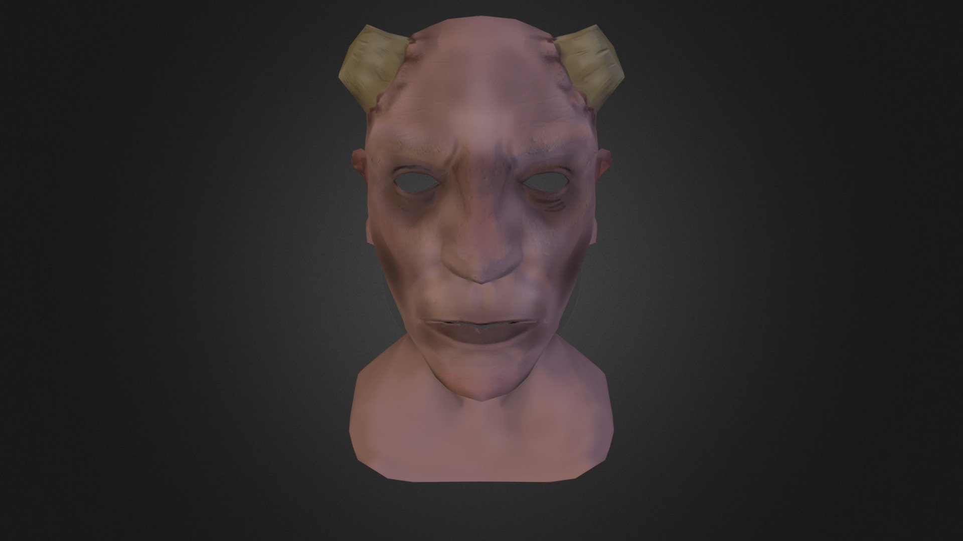 Demon Face Low Poly - 3D model by sanjaymannoesingh [8cf6523] - Sketchfab