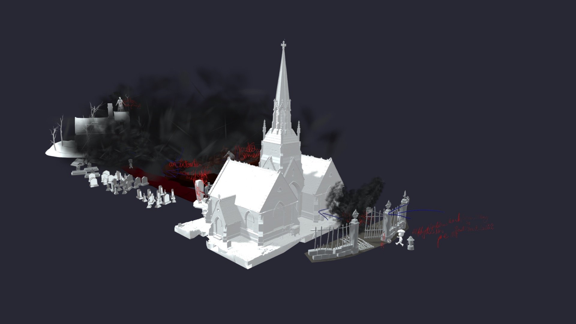 VR Horror VideoGame StoryBoard - Download Free 3D model by Karnage25 ...