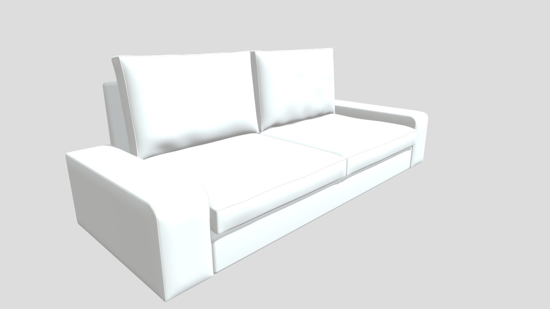 IKEA KIVIK - Download Free 3D model by maxbensi [8cf6c73] - Sketchfab
