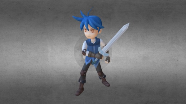 practice:Chara Attack - 3D model by yamada (@yamada.noise) [8cf7234 ...