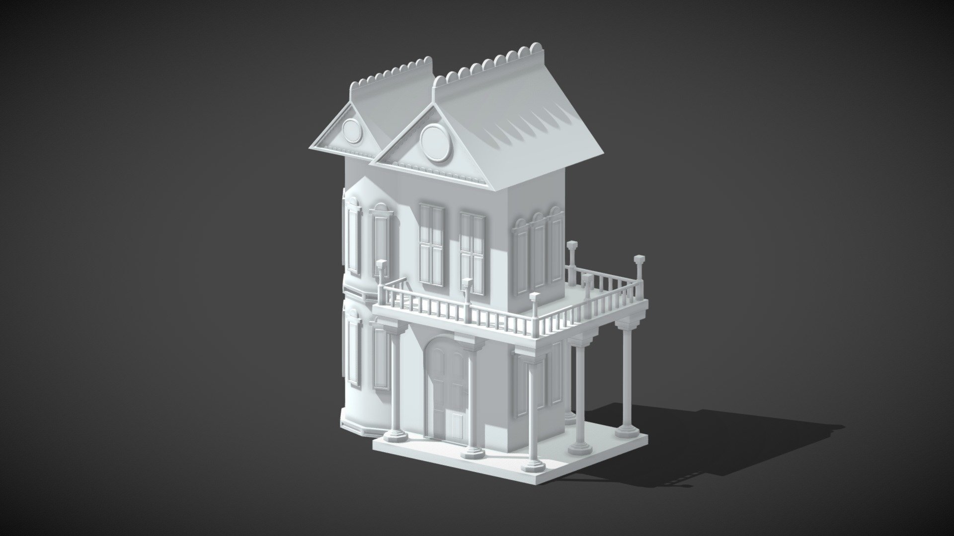 Mansion - 3D model by Pinnacle CG Arts (@pinnaclecgarts) [8cf7397 ...