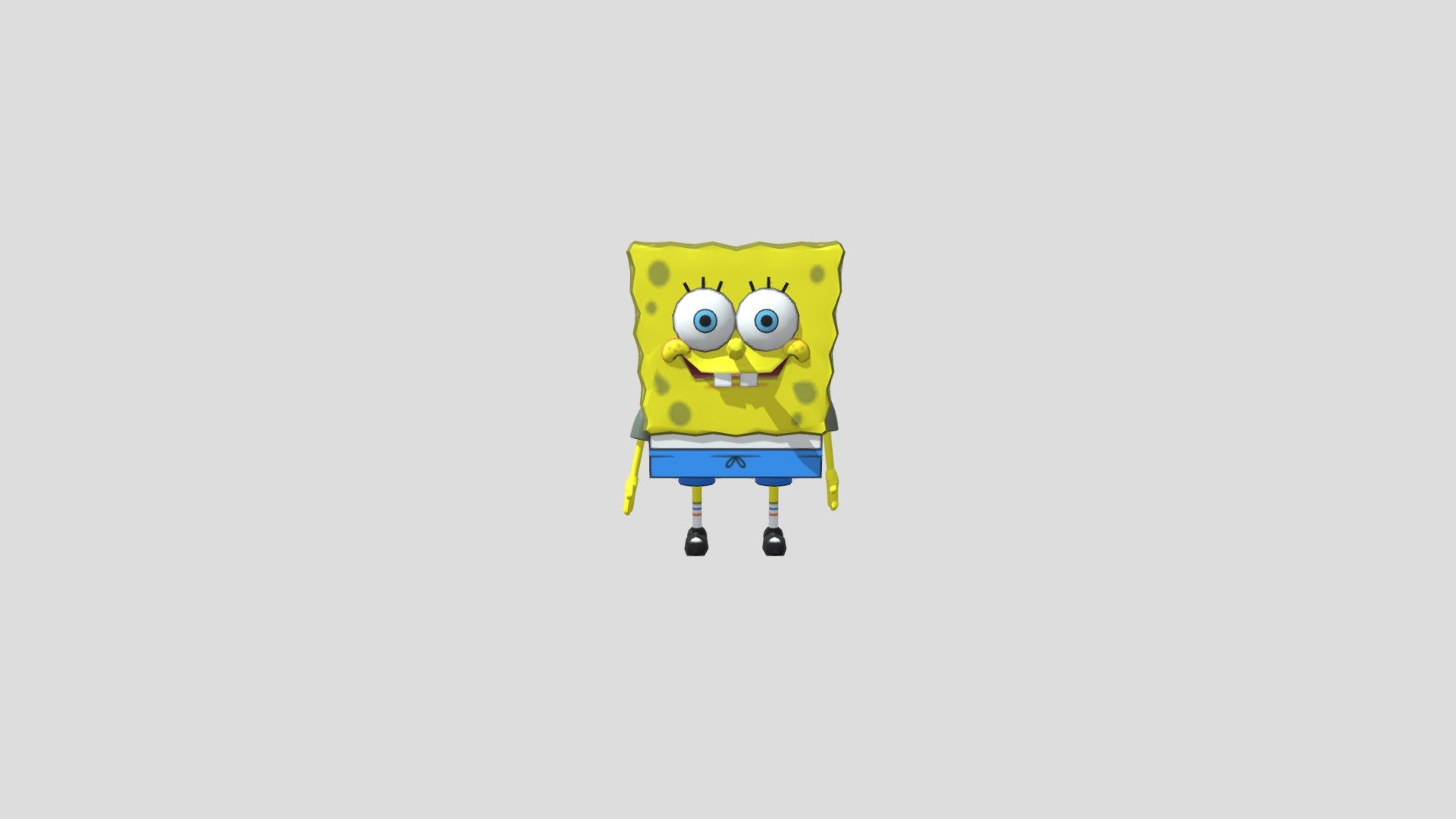 Spongebob Squarepants Model jogger pants - Download Free 3D model by ...