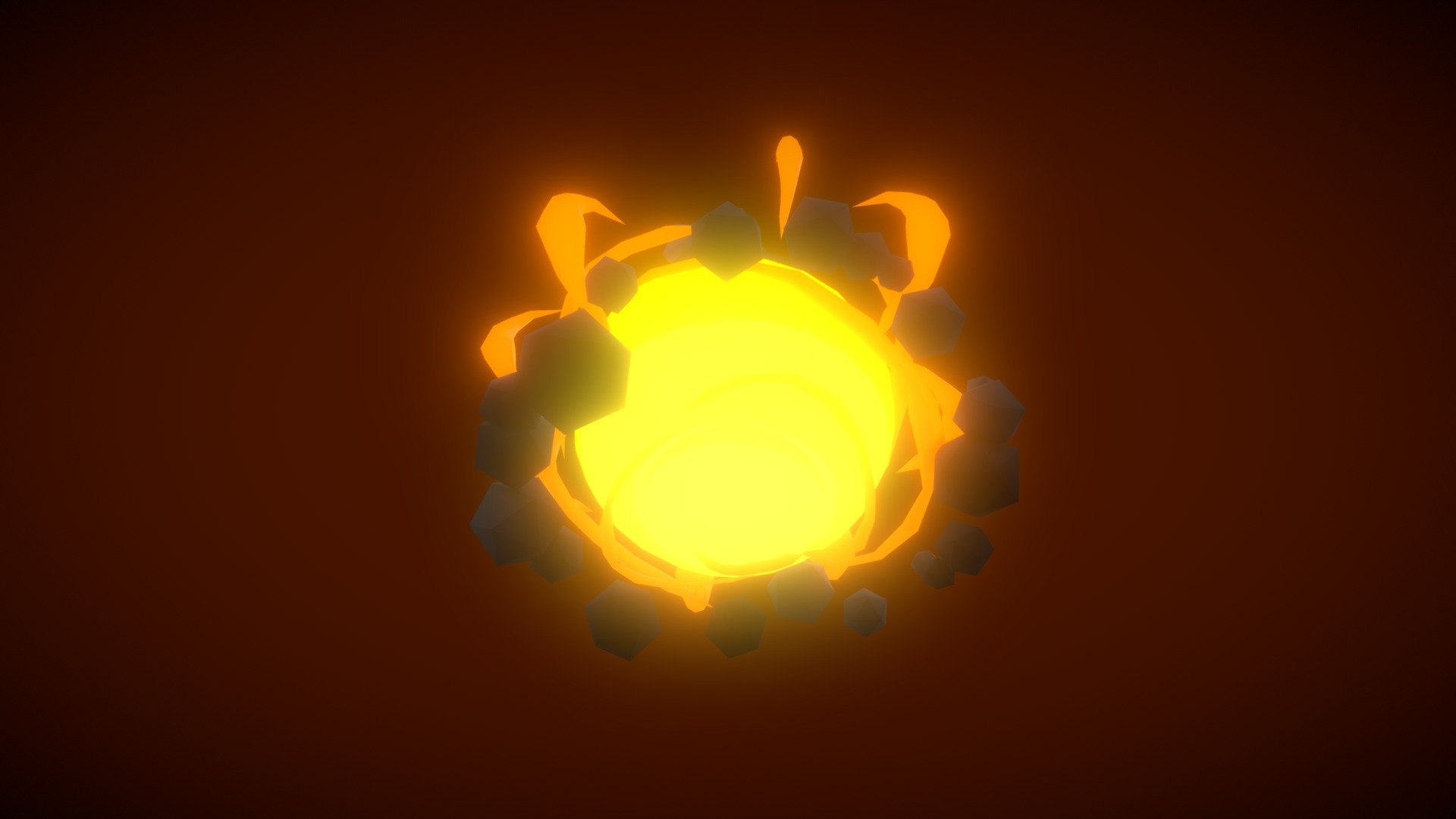 3December 2022 Day 12: Fire - 3D model by Liberi Arcano (@LiberiArcano ...