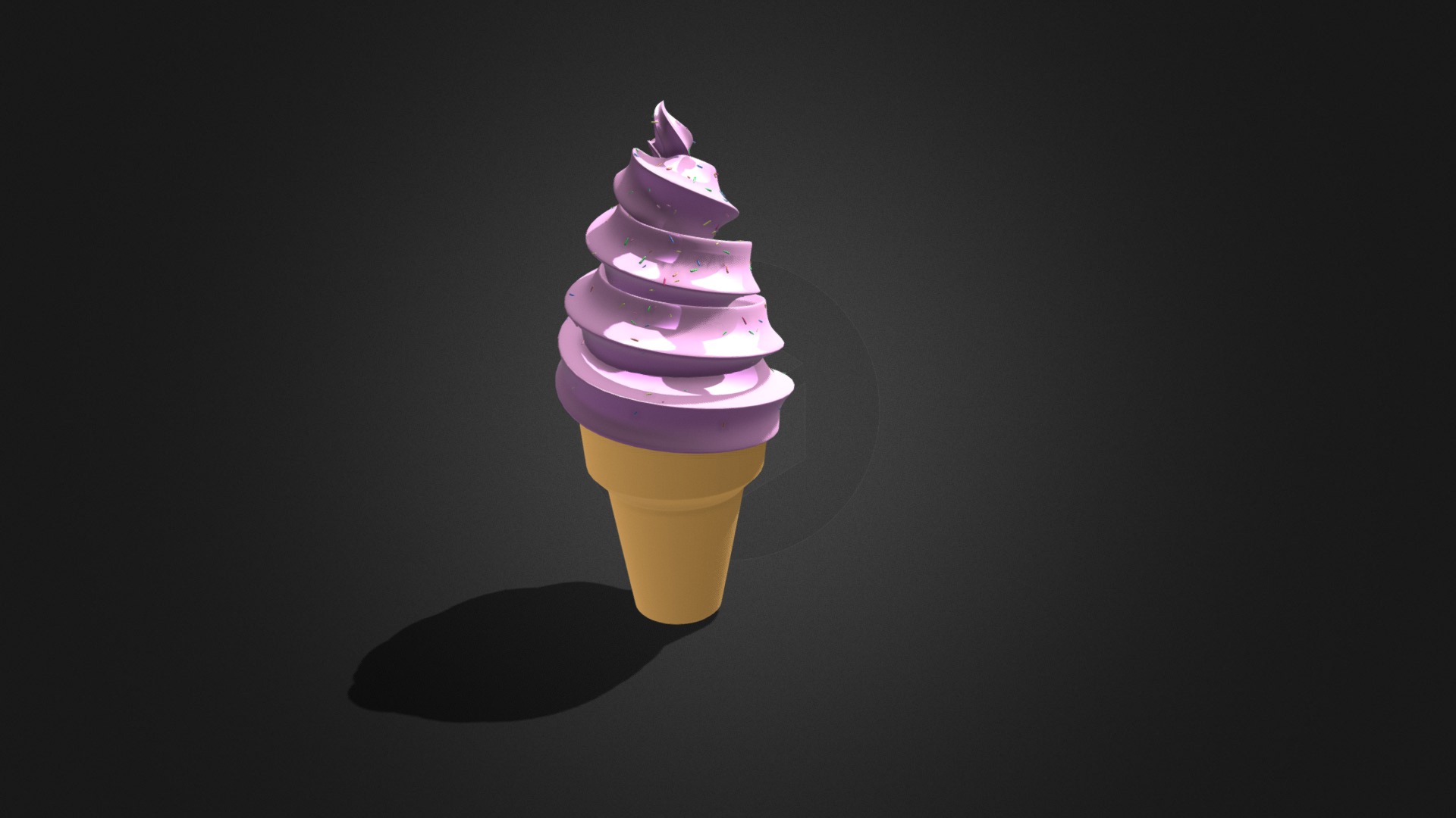 Ice Cream - 3D model by aung [8cf9b0f] - Sketchfab