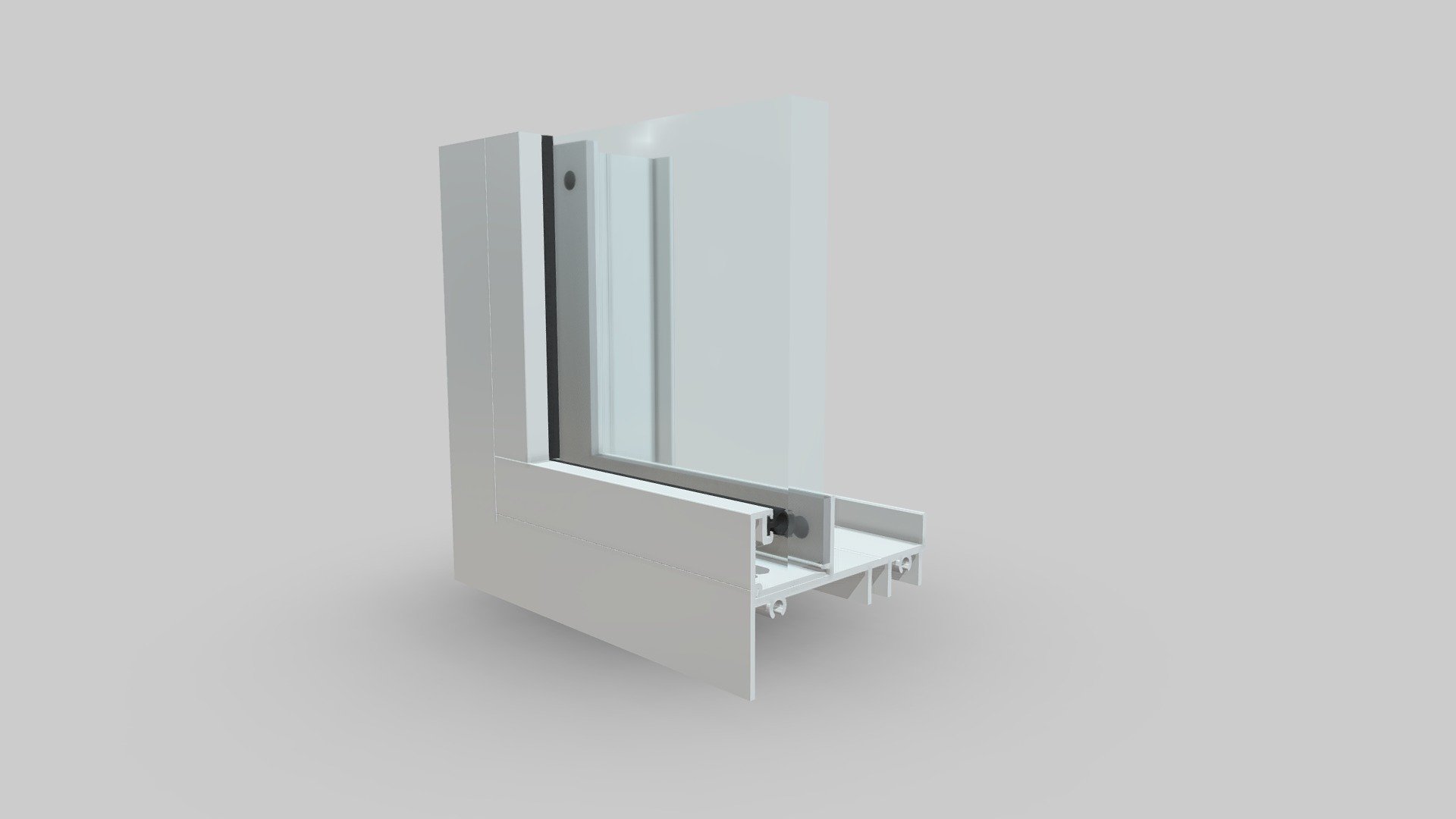 Fixed Glass Window - 3D model by ALUMINA [8cfa747] - Sketchfab