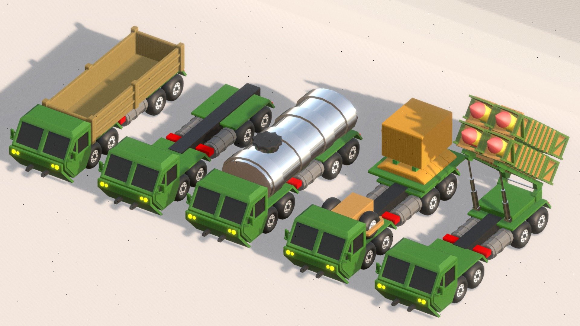 Military vehicles free pack - Download Free 3D model by Lost models ...