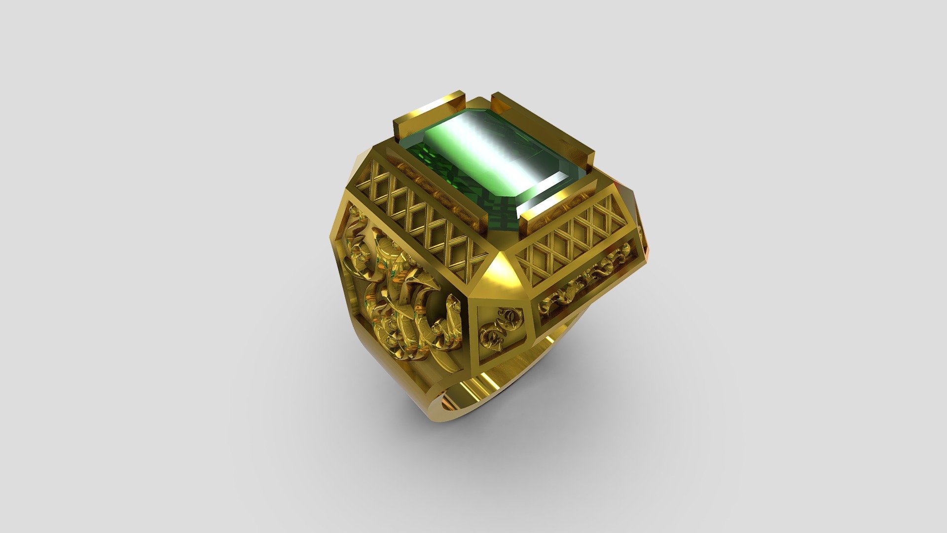 Signet Ring - 3D model by stella.apparatus [8cfc406] - Sketchfab