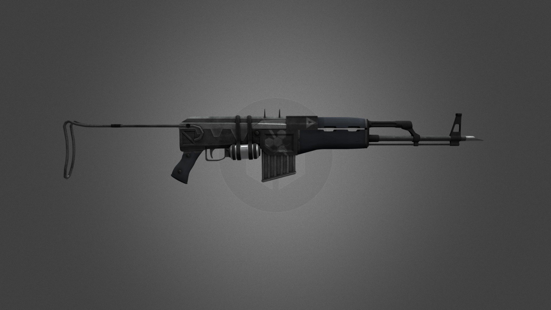 P74 Assault Pulse Rifle - 3D model by Parker (Kobi) Troiani ...