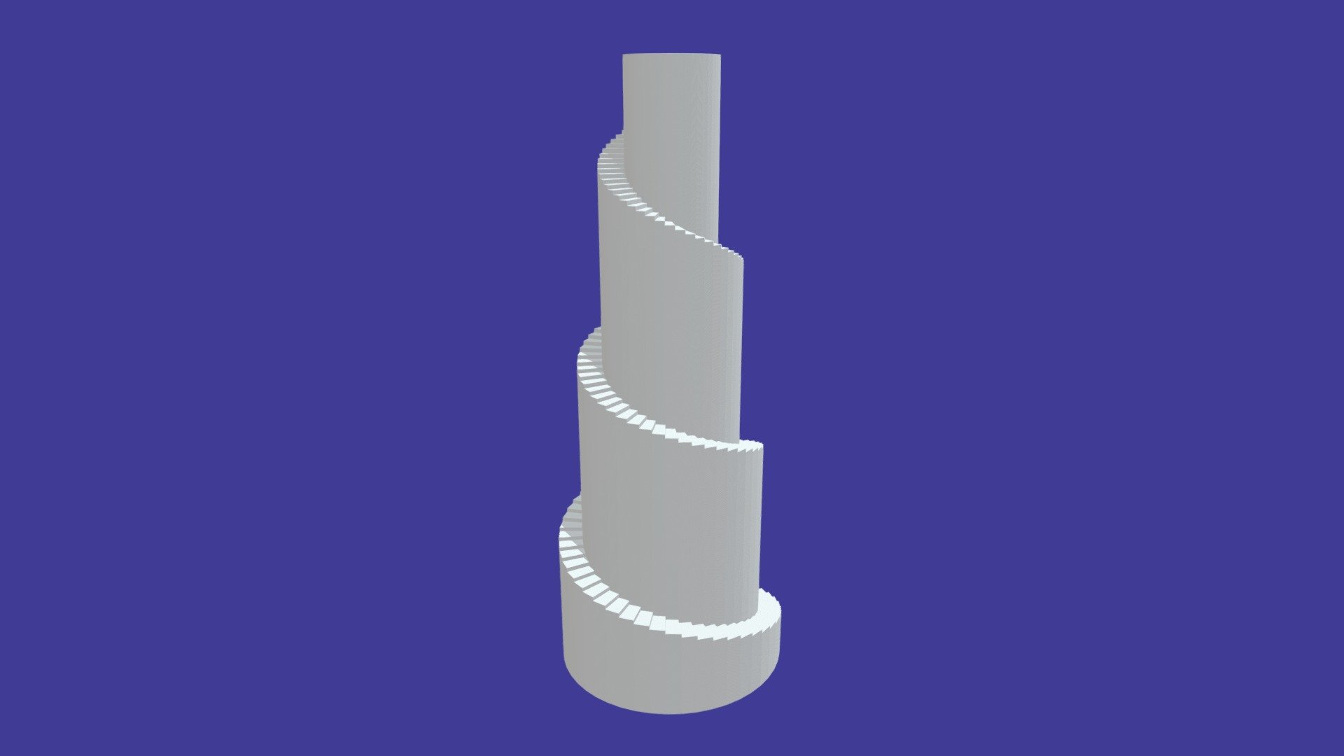 Archimedean Spiral Stairs - 3D model by Fathauer [8cfed9c] - Sketchfab