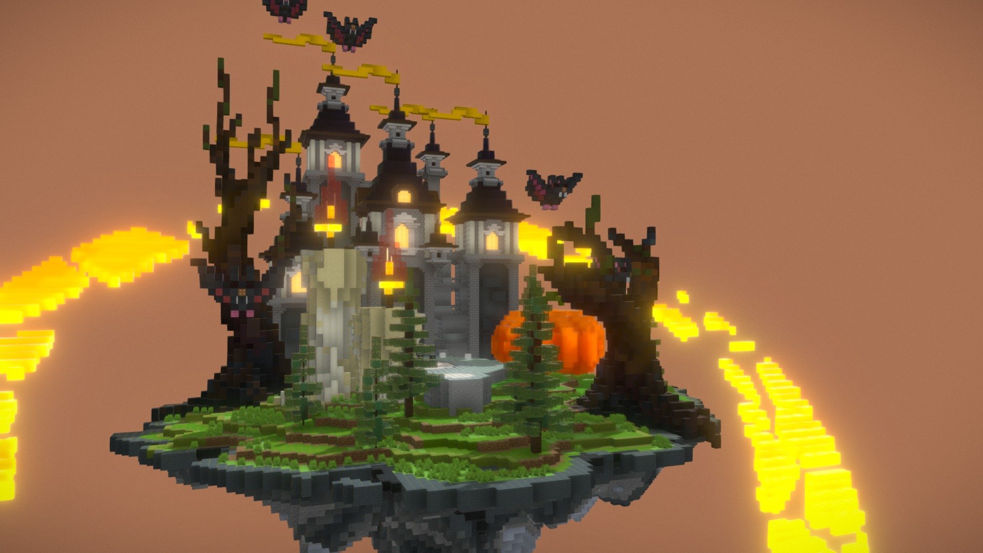Halloween Lobby - 3D model by Woship [8cffe6b] - Sketchfab
