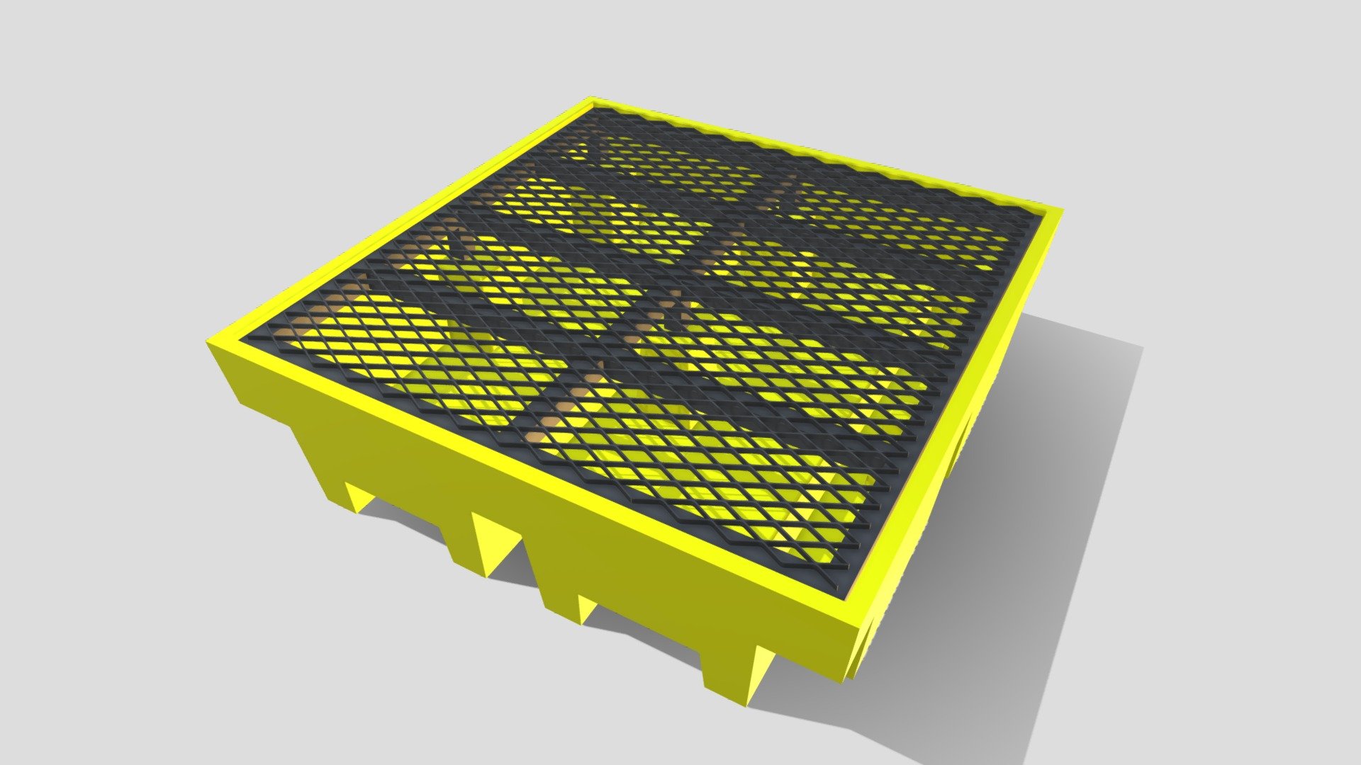 Batea antiderrame para bin 1100 litros - 3D model by Plastyle Argentina ...