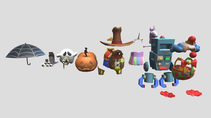 Gtag cosmetics - A 3D model collection by MillaVR - Sketchfab
