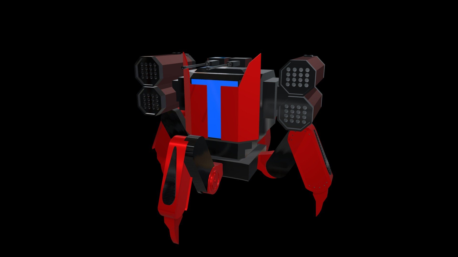 Quad Mech - 3D model by D3xx (@xriotxdx) [8d02aea] - Sketchfab