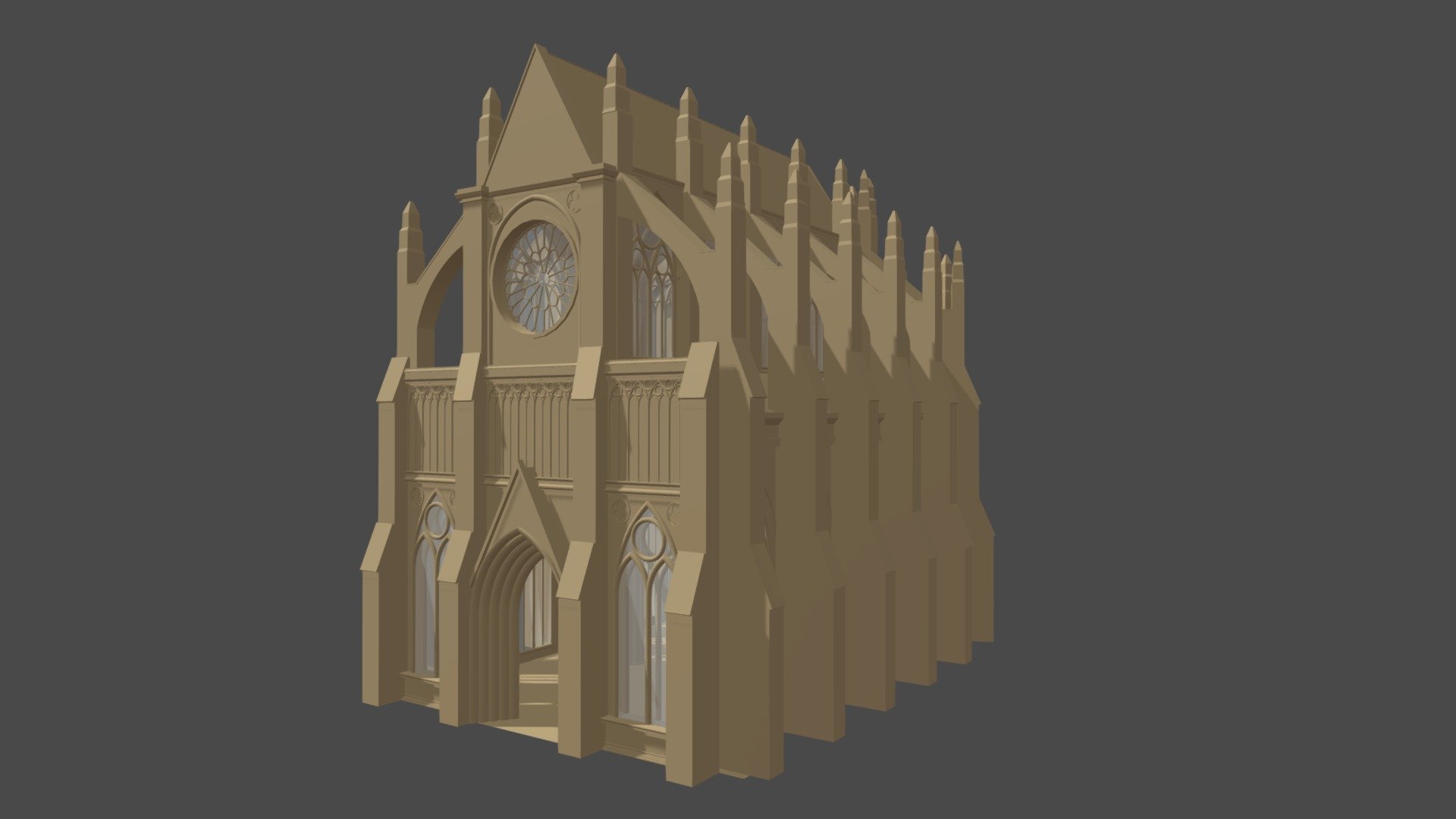 Gothic Chapel - 3D model by brky_cvdr [8d02ea5] - Sketchfab