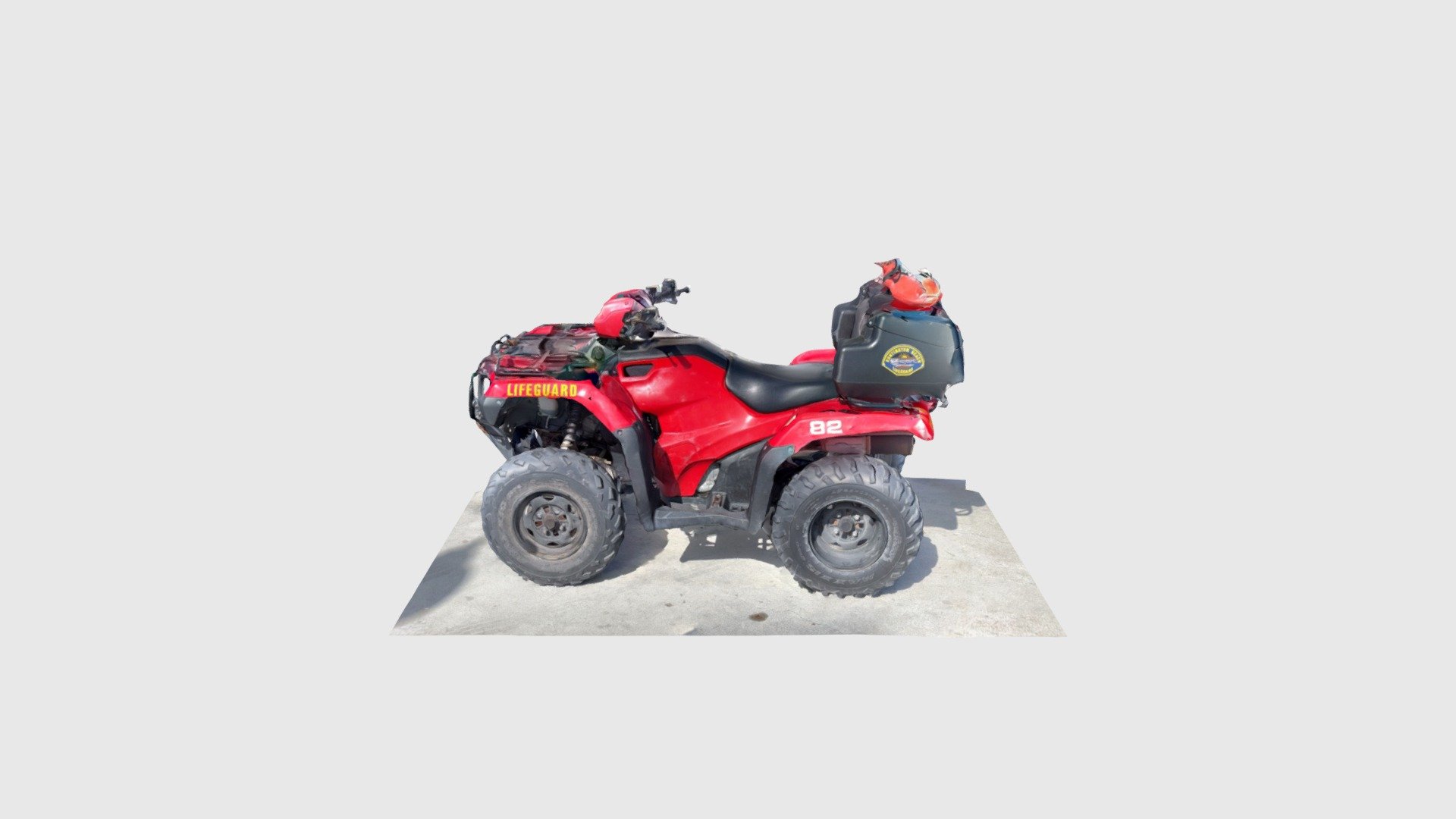 Lifeguard ATV Huntington Beach - Download Free 3D model by rwolzinger ...