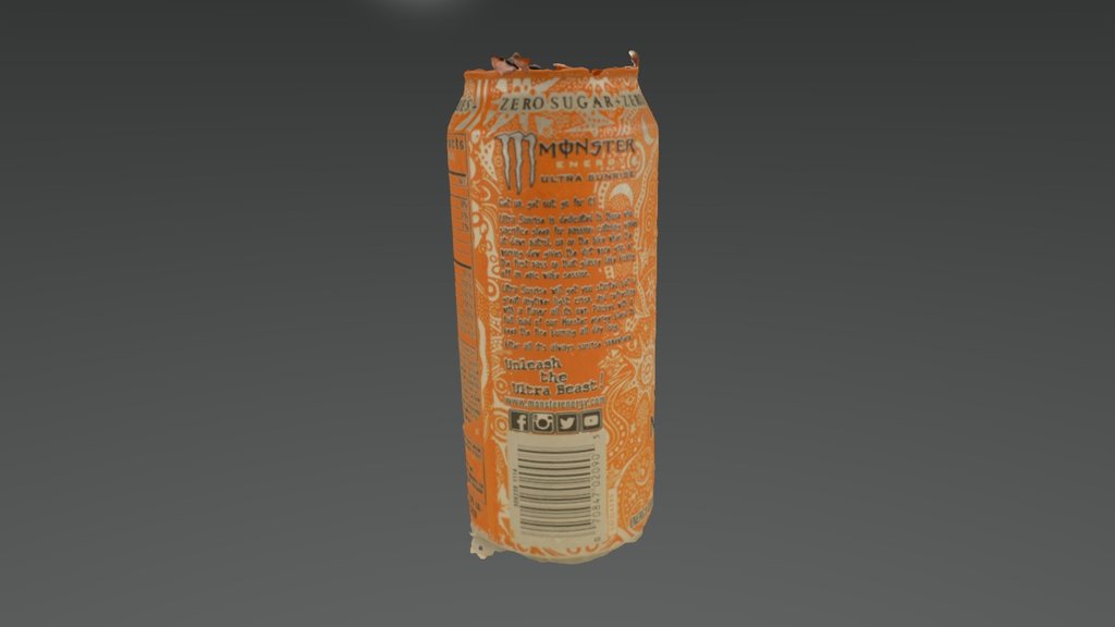 Monster Can - 3D model by bkragh [8d0784d] - Sketchfab
