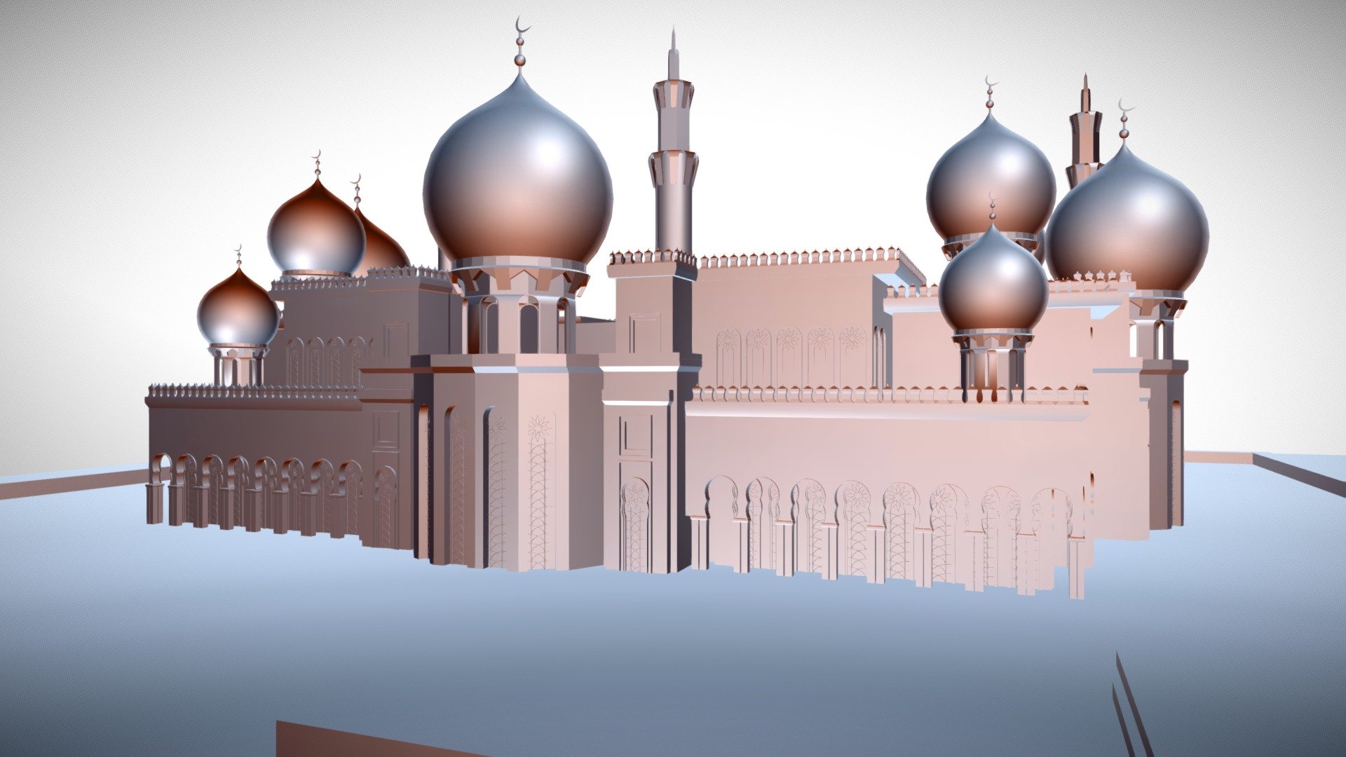 MOSQUE - 3D model by shwetasolanki1111 [8d07c0a] - Sketchfab