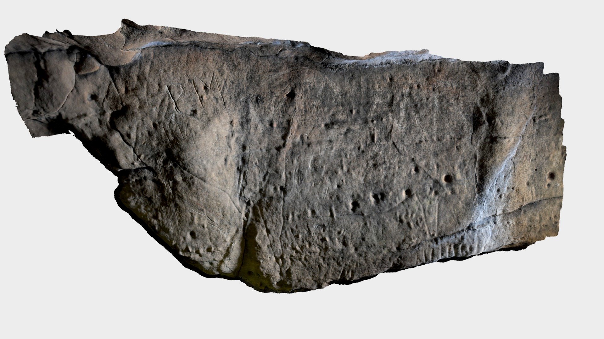 Engraved stag depiction, Creswell Crags - 3D model by Creswell Crags ...