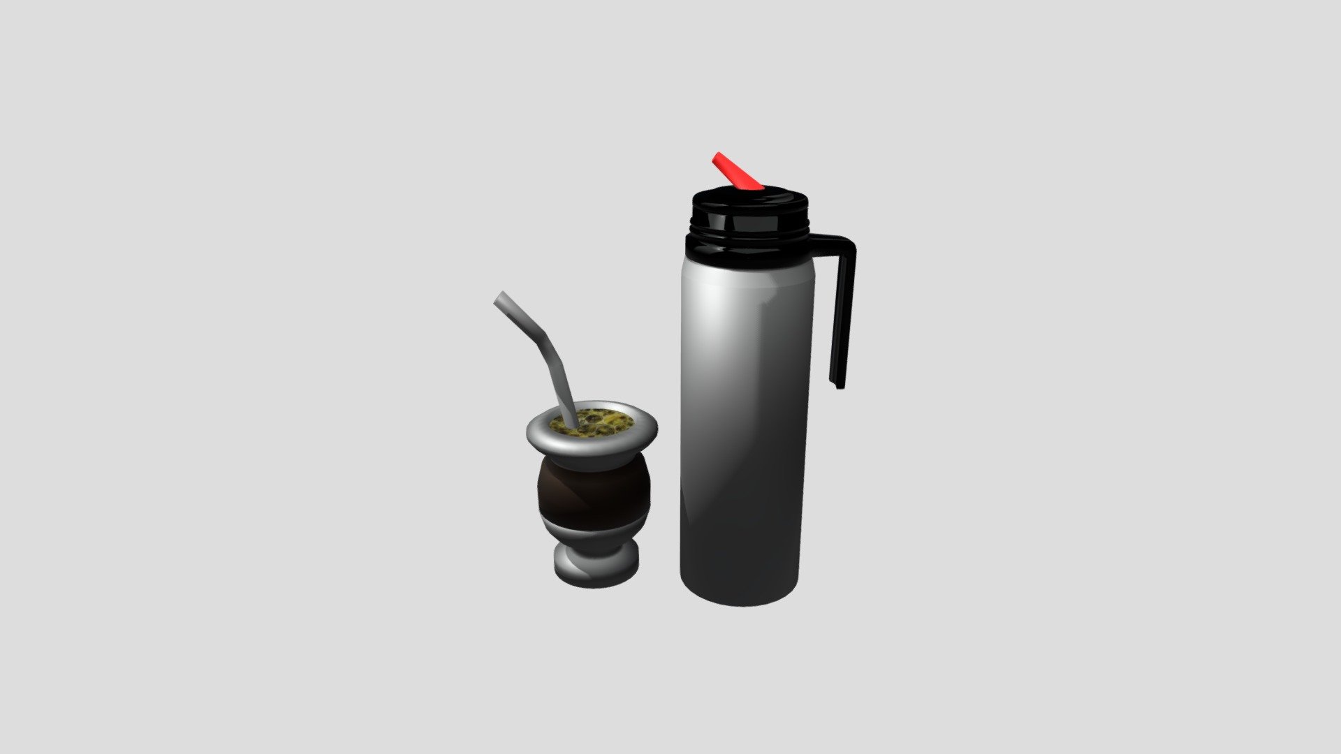 Mate y termo - Download Free 3D model by condorman1966 [8d0961f ...