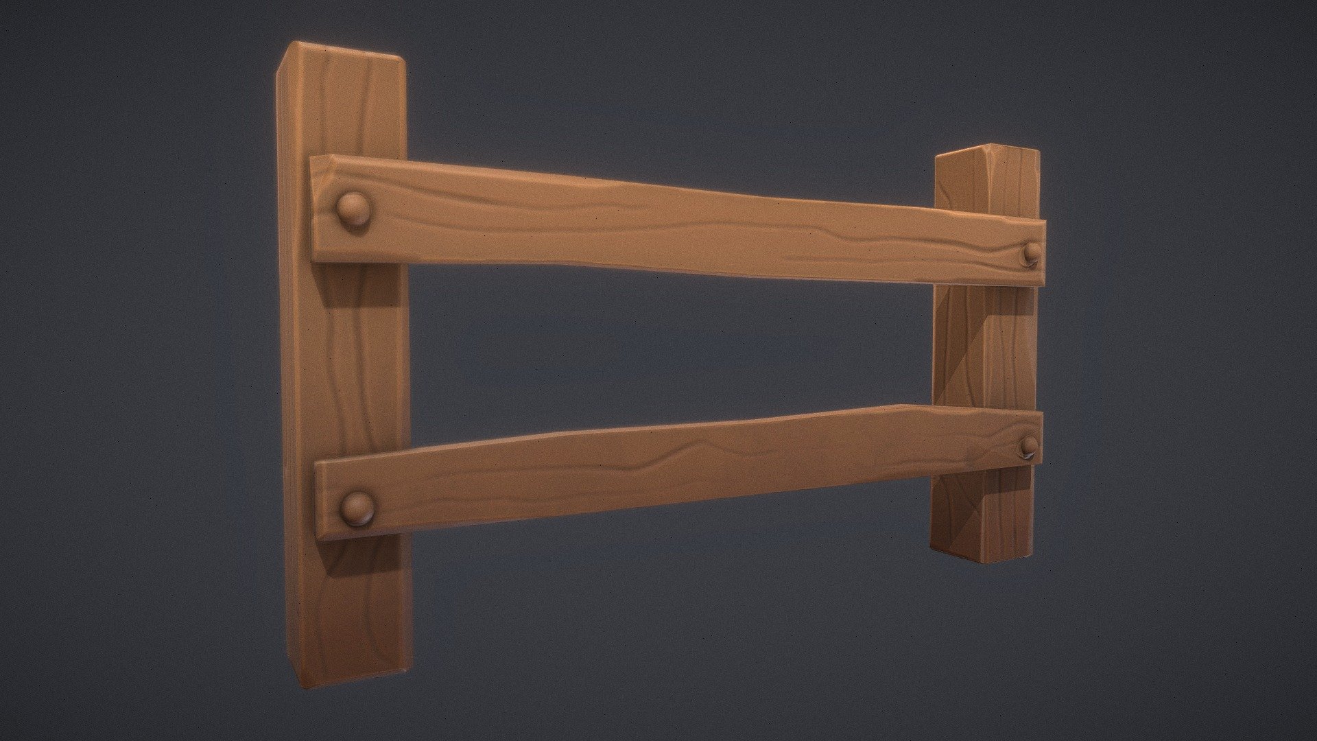 Stylized fence - Download Free 3D model by Konow3D (@Konow) [8d0b667 ...