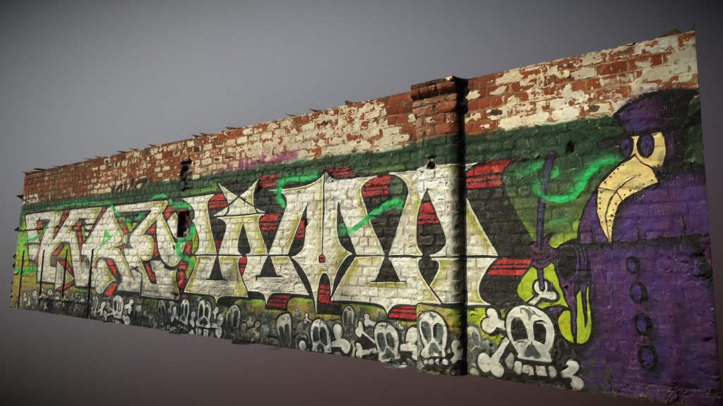 Muros grafity - A 3D model collection by javi2325 - Sketchfab