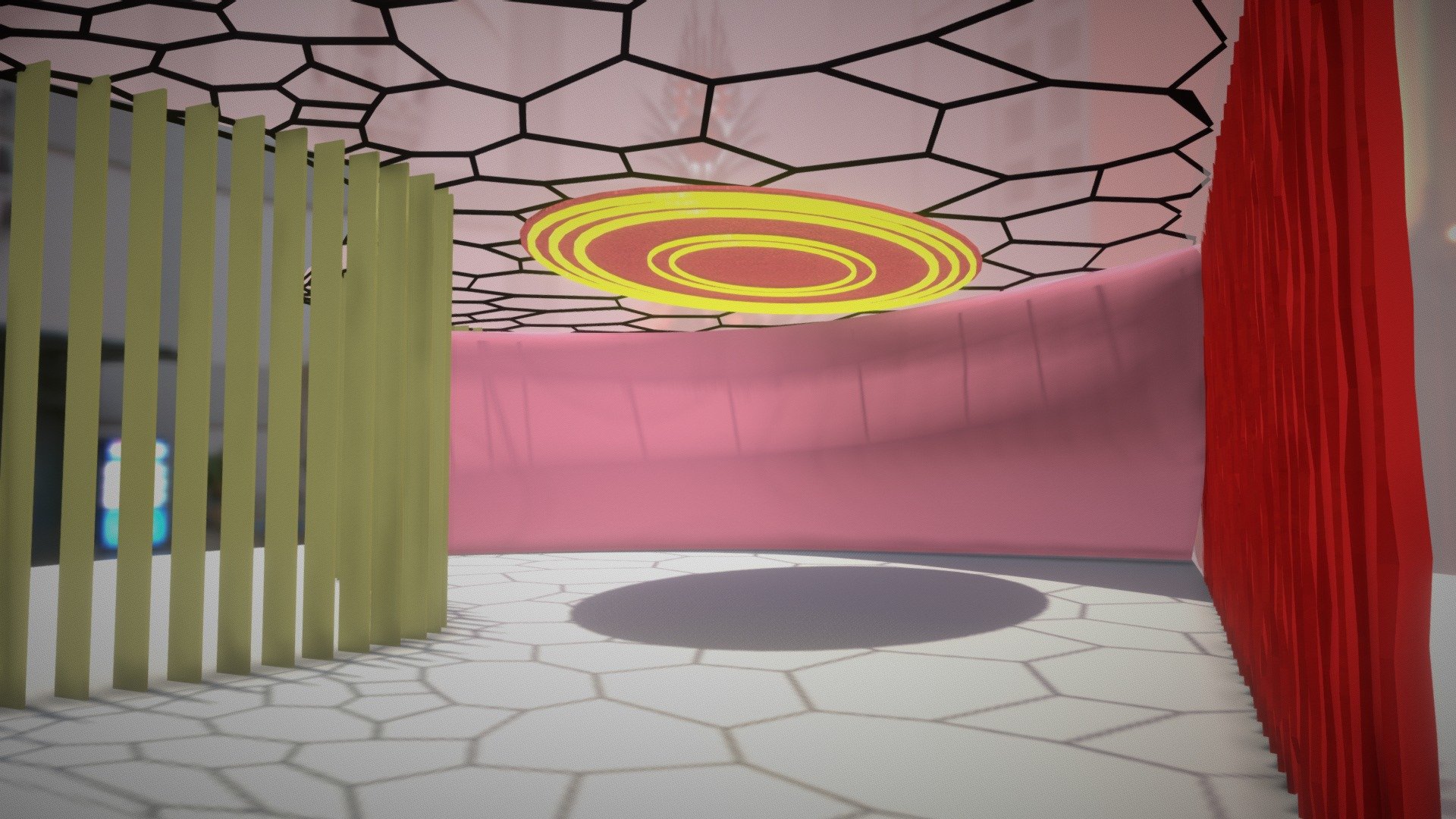Geometric Light Performance Space - Buy Royalty Free 3D model by ...
