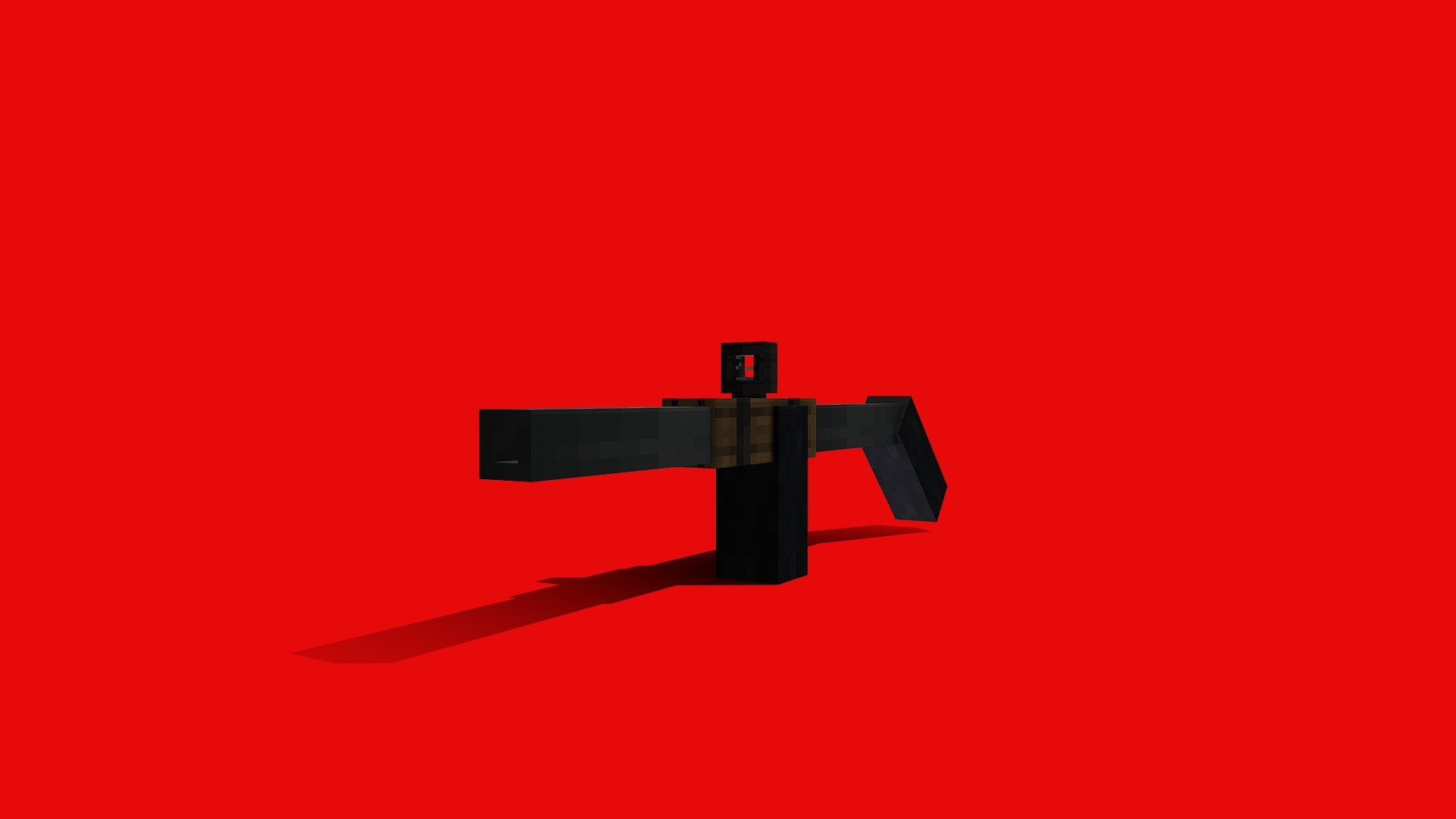 Minacraft:- Gun - 3D model by Polymotion (@AAV_s_models) [8d0cdb5 ...