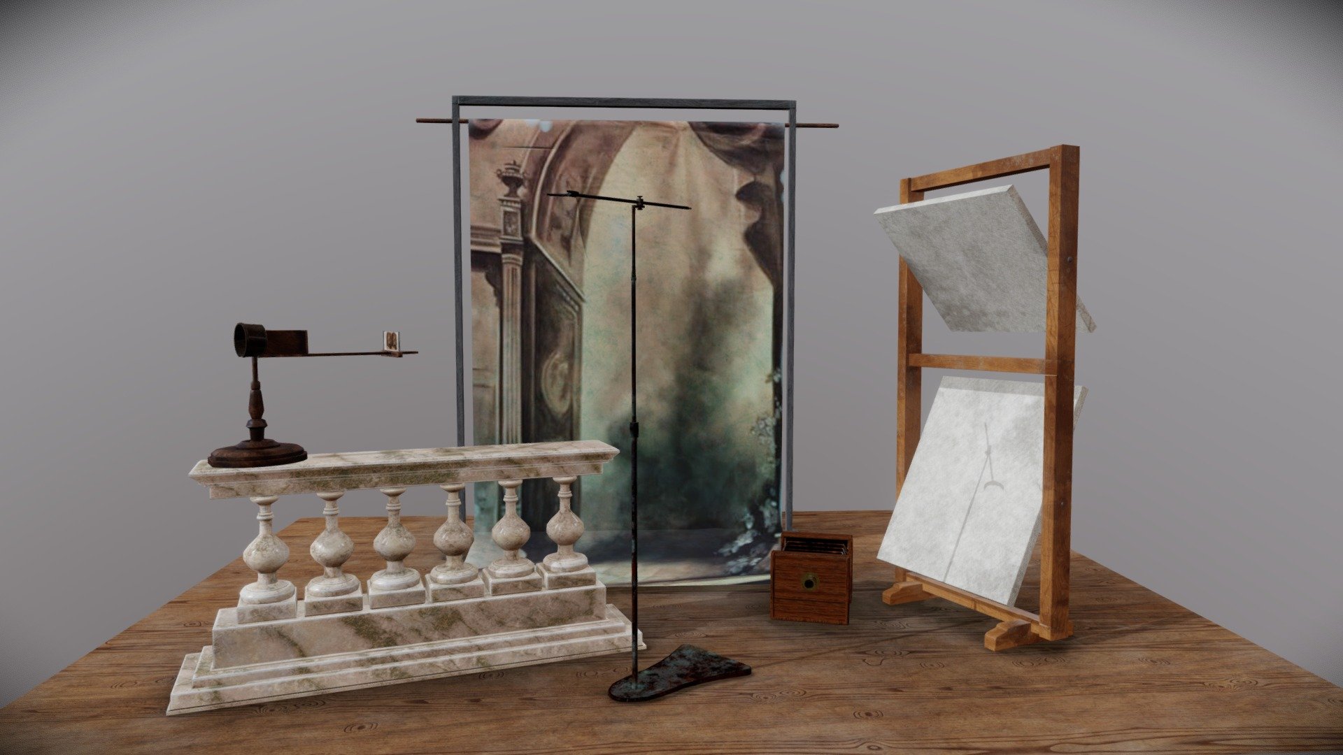 19th Century Photo - 3D model by ypino [8d0ef56] - Sketchfab