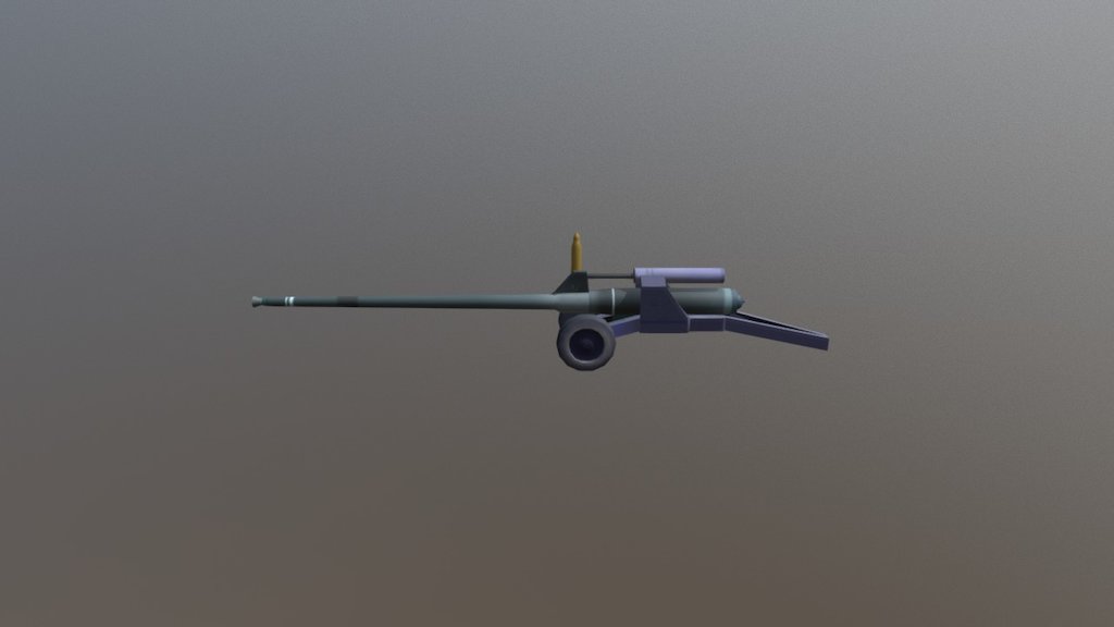 Cannon Animation - 3D model by WoodyWillman [8d0f76a] - Sketchfab
