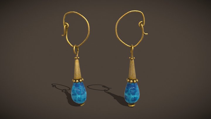 Earrings 3D models - Sketchfab