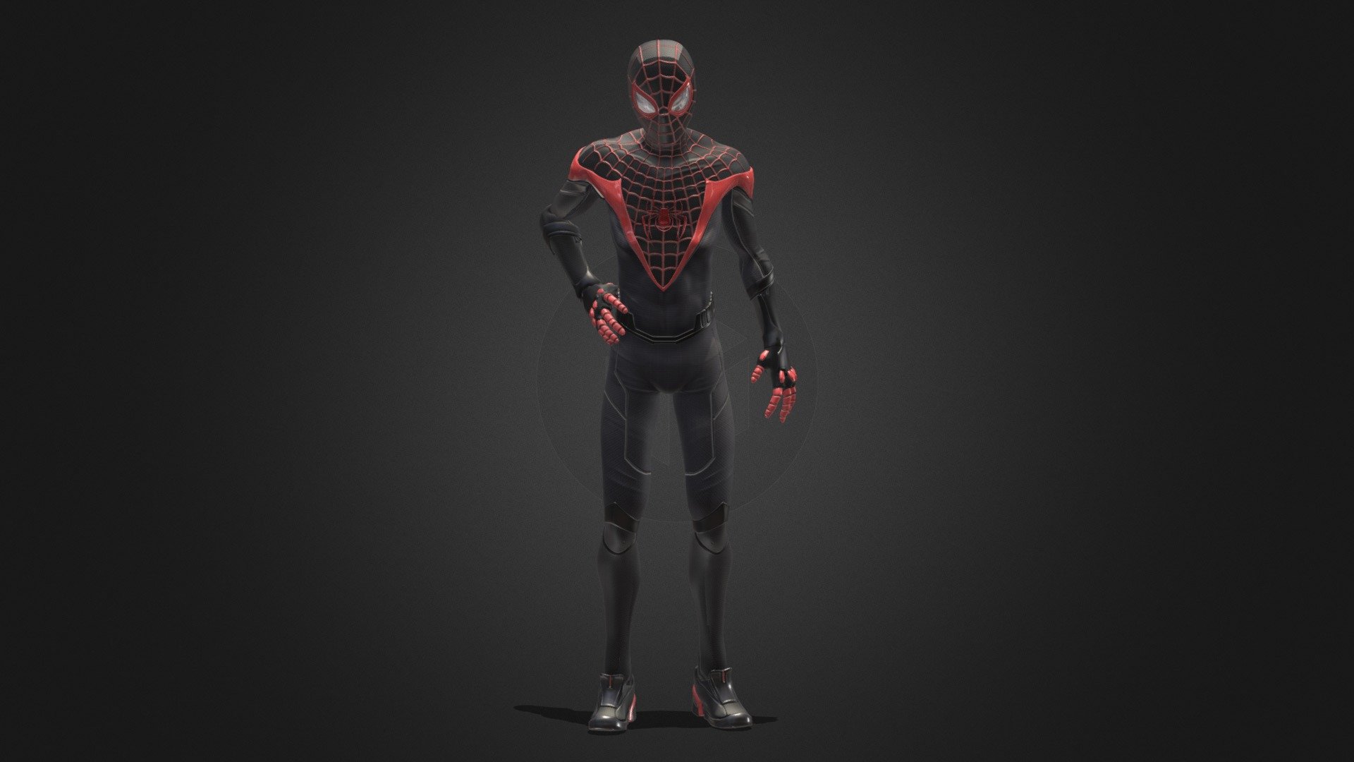 Spider-Man Miles Morales - 3D model by Raiden (@raiden_x) [8d11afc ...