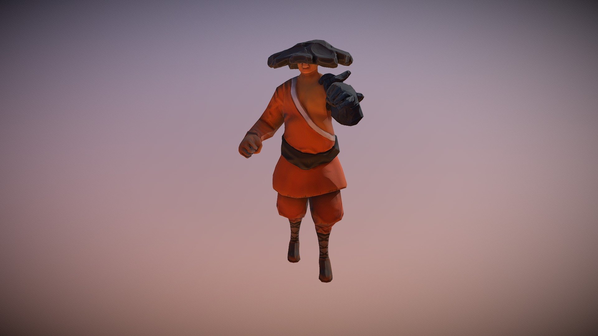 Monk - 3D model by Pierre_Bertolini [8d11f6c] - Sketchfab