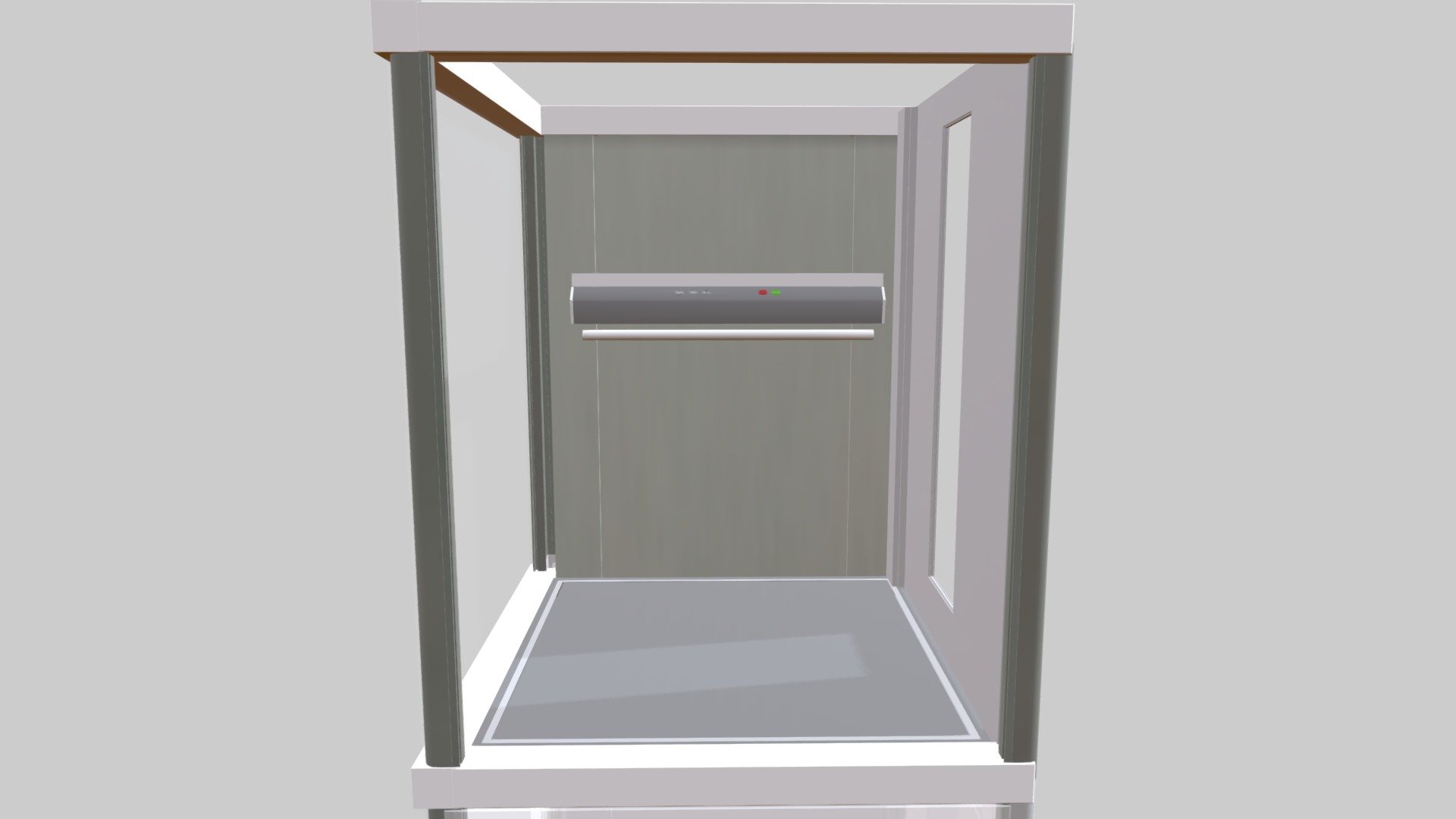 DomoFlex Finishing Panel (RITA - Stainless Look) - 3D model by ...