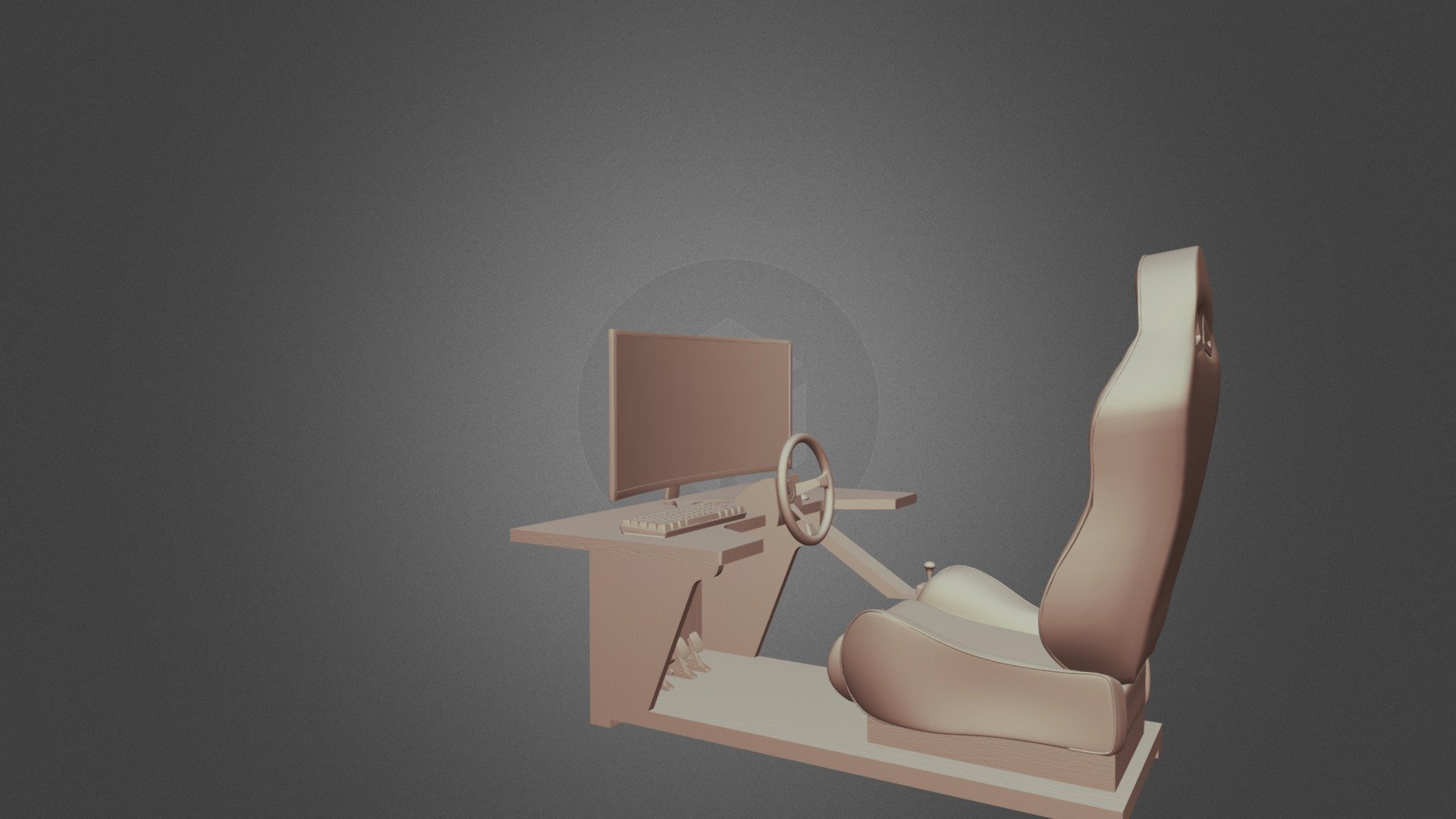 racing-sim-desk - 3D model by g_bb.08 [8d127fc] - Sketchfab