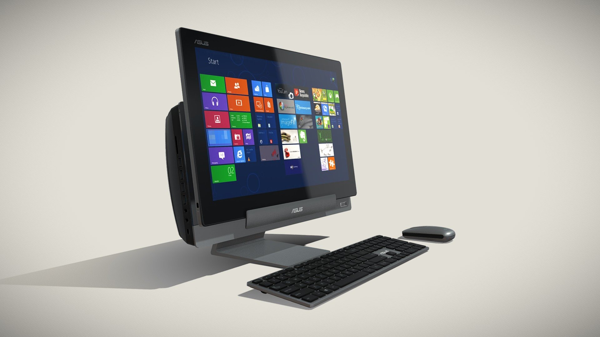 Asus Transformer AiO all-in-one PC - Buy Royalty Free 3D model by ...