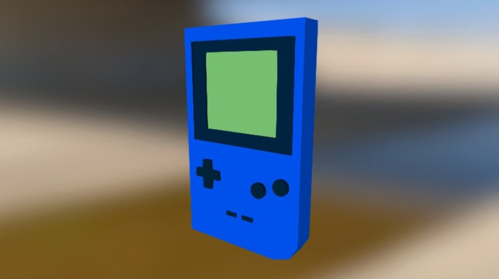Game Boy Pocket (Low Poly) - 3D model by Vasco Silva (@kakokun ...