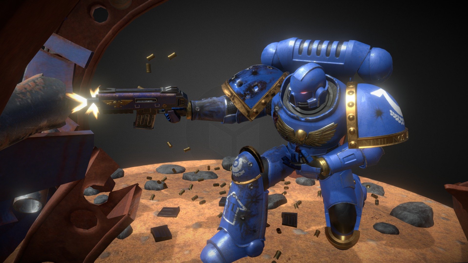 Ultramarine Still Life - 3D model by Steve (@sxc4161) [8d14cef] - Sketchfab