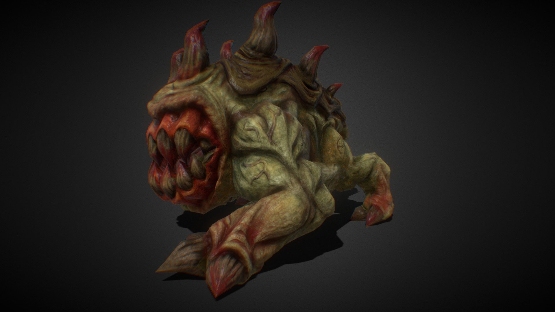 Dog monster - 3D model by BigMOMs [8d14fca] - Sketchfab