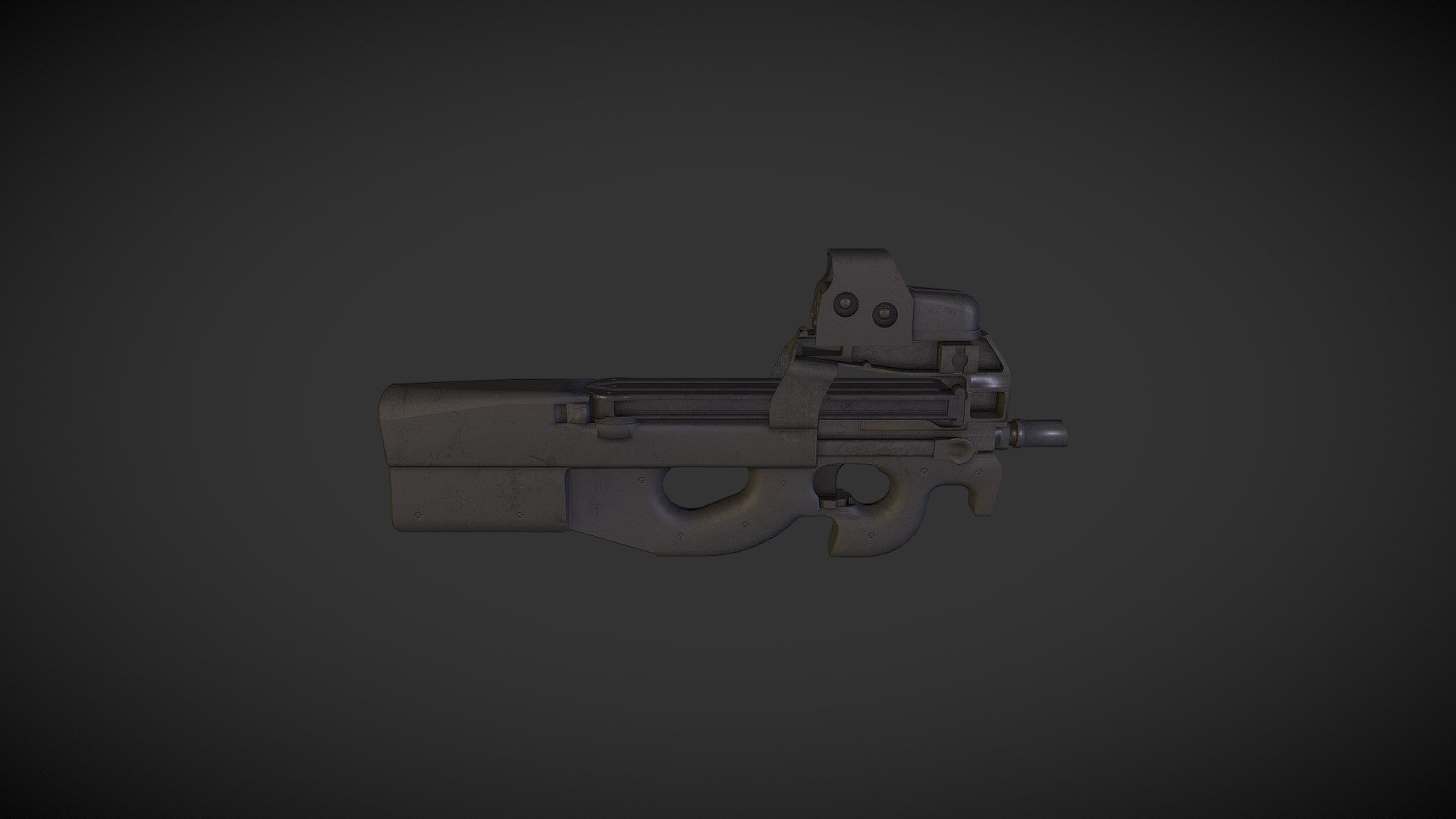 FN P90 EOTech - 3D model by TessaraOxygen (@19vladis97) [8d15b6c ...