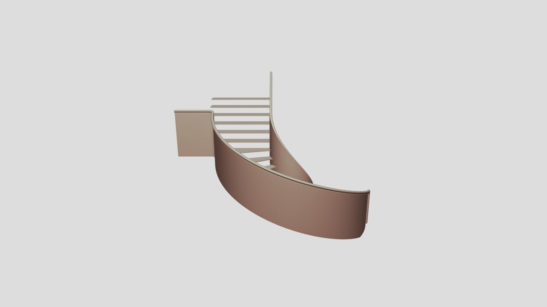 Custom railing profile staircase job Dec 11 STL - 3D model by Jia.Huang ...