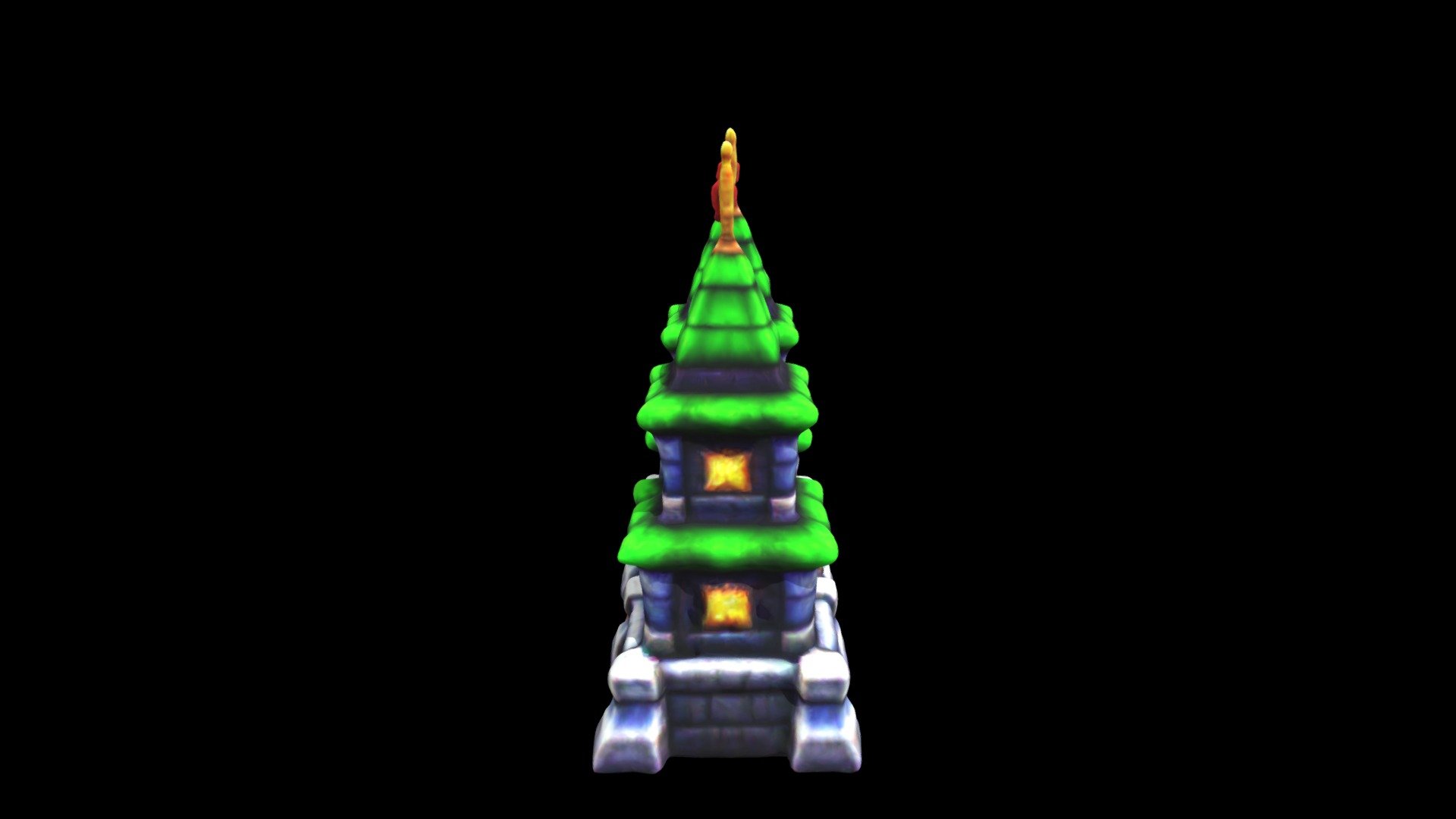 str towncenter anno style from warcraft 3 by - Download Free 3D model ...