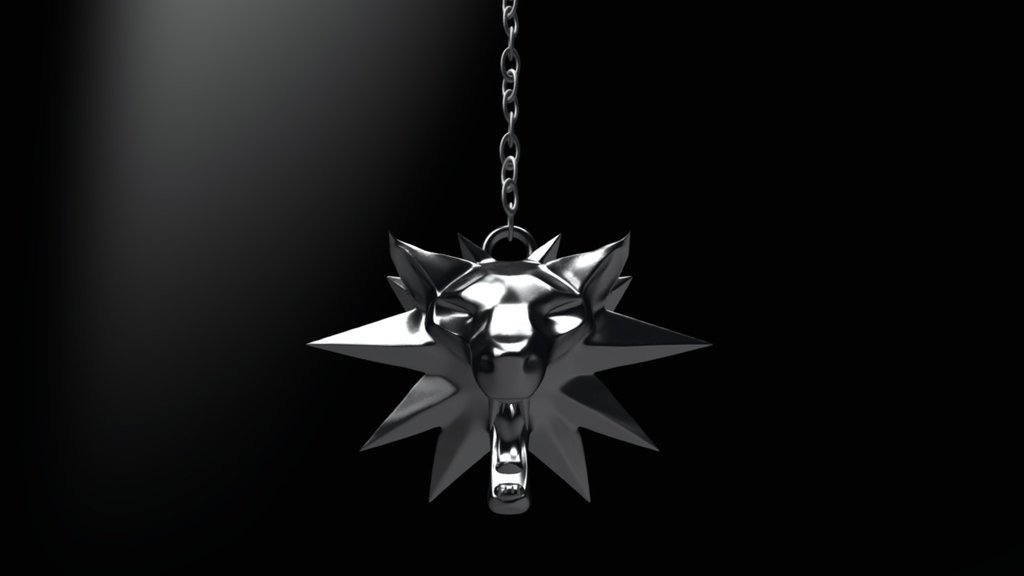 The Witcher's Medallion - 3D model by pietbraun [8d18613] - Sketchfab