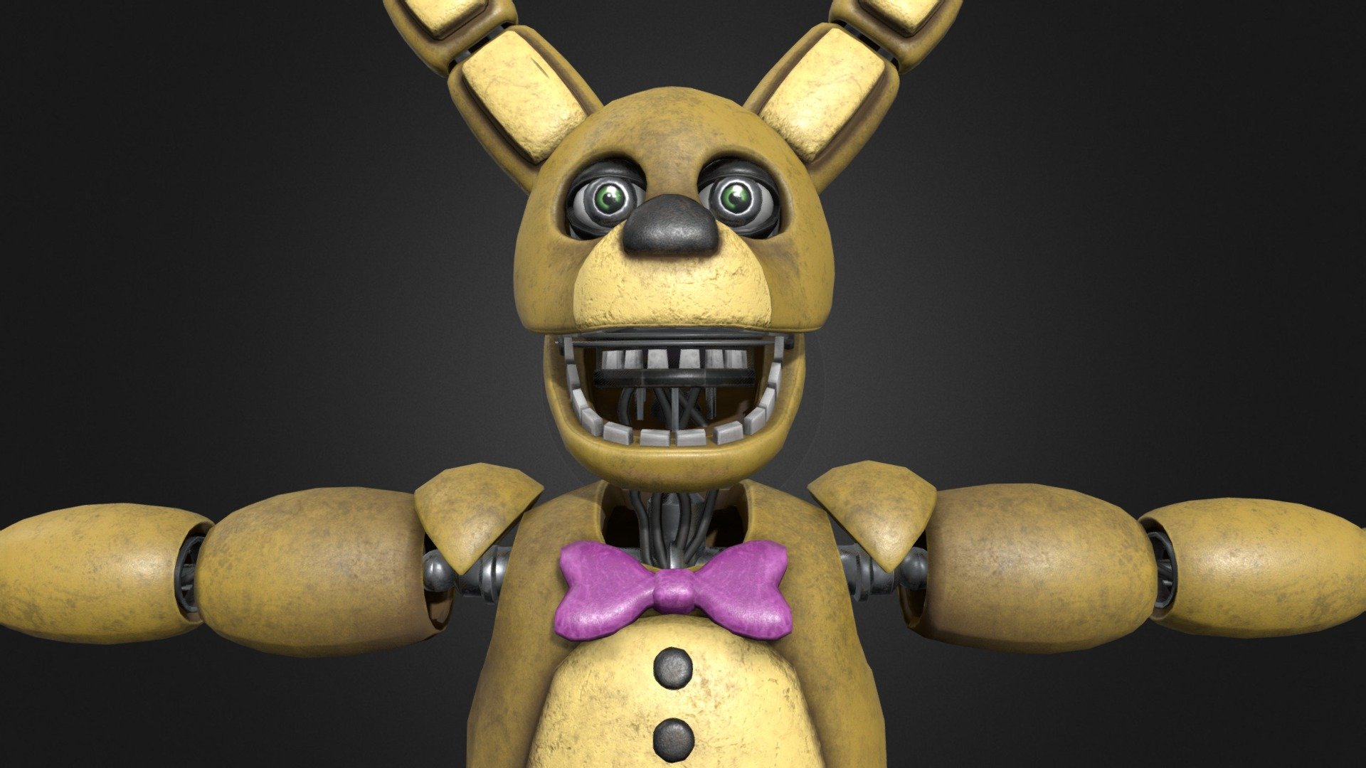 The Real SpringBonnie From FNaF HW - Download Free 3D model by Captain ...