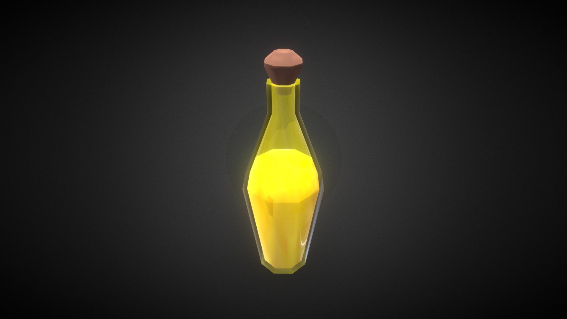 Glass Yellow "Light" potion - Buy Royalty Free 3D model by LURA (@lura ...